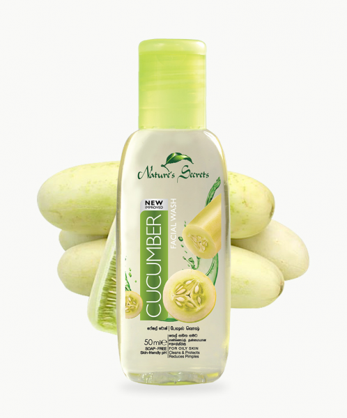 Natures Secrets Cucumber Facial wash 50ml – ShopXonline