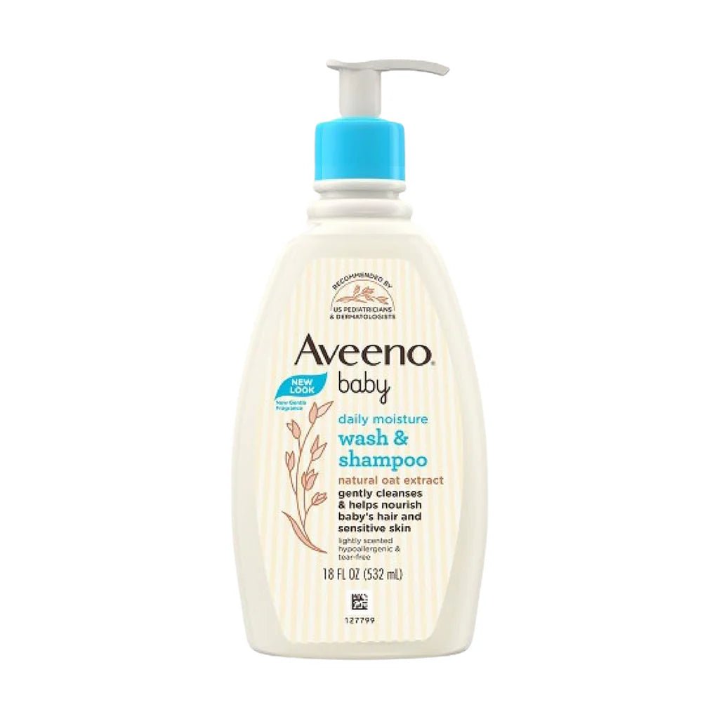 Aveeno Baby Daily Wash & Shampoo 532ml – ShopXonline