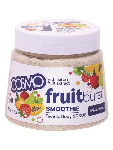 Cosmo Fruit burst Smoothie Mixed Fruit Face & Body Scrub 500ml ...